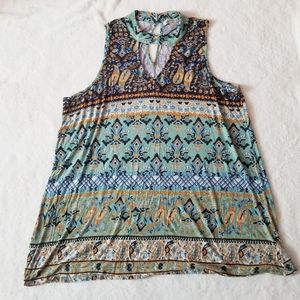 Unity World Wear | Tops | Unity World Wear Tank With Collar And Keyhole ...